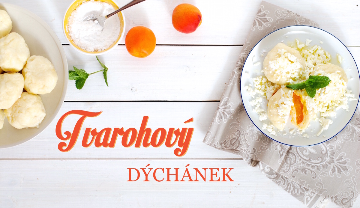 Ovocné knedlíky z jednoduchého tvarohového těsta