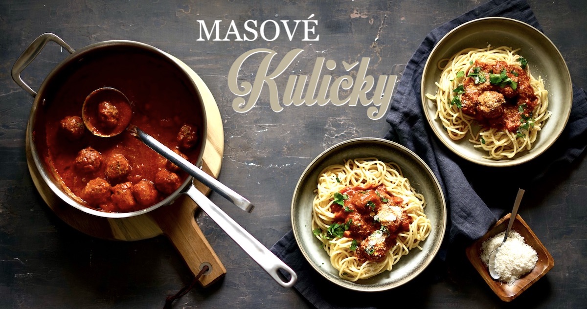 Masové kuličky v rajčatové omáčce - Kuchařka pro dceru