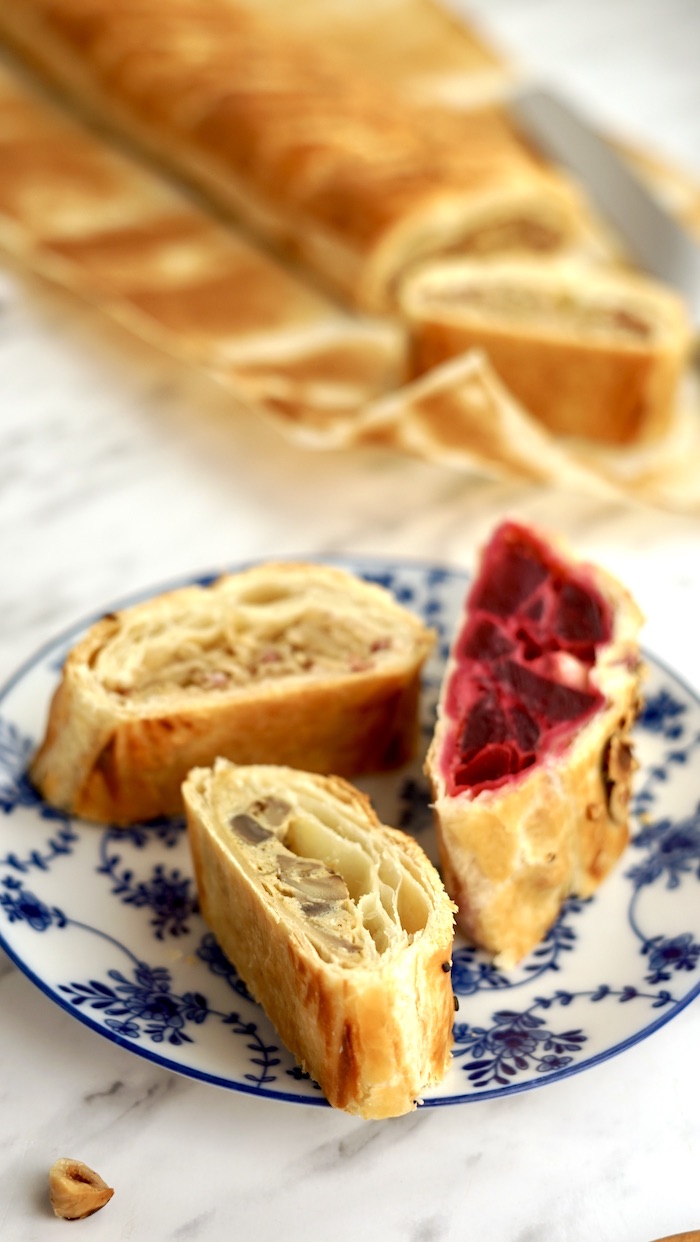 Slaný závin z listového těsta - Kuchařka pro dceru