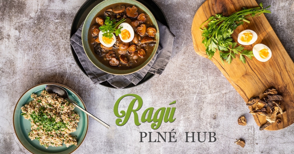 Houbové ragú s výraznou chutí hub - Kuchařka pro dceru